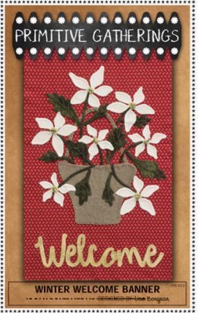 Winter Welcome Banner Kit – Fabric Garden