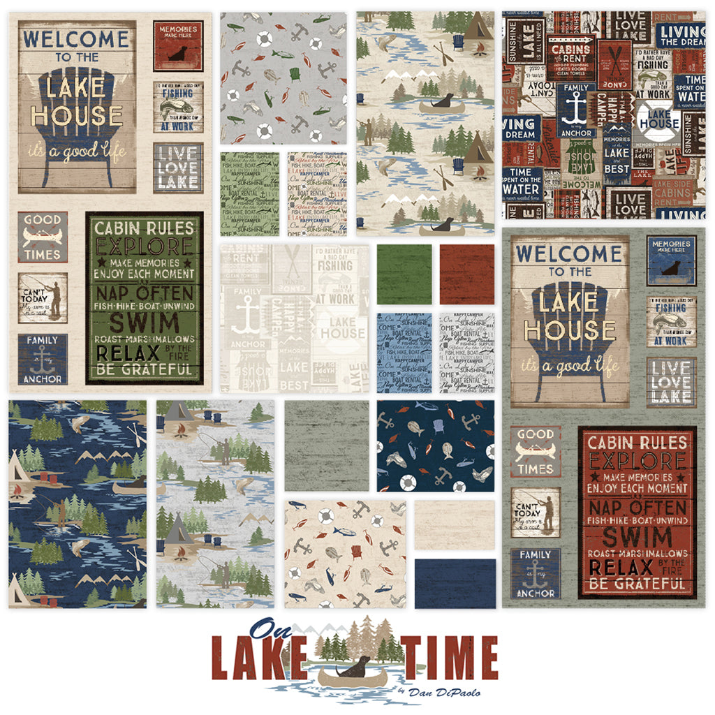 On Lake Time by Dan DiPaolo for Clothworks – Fabric Garden