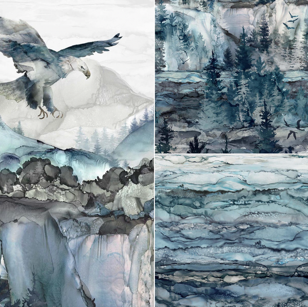 Soar by Deborah Edwards and Melanie Samra for Northcott Fabrics ...