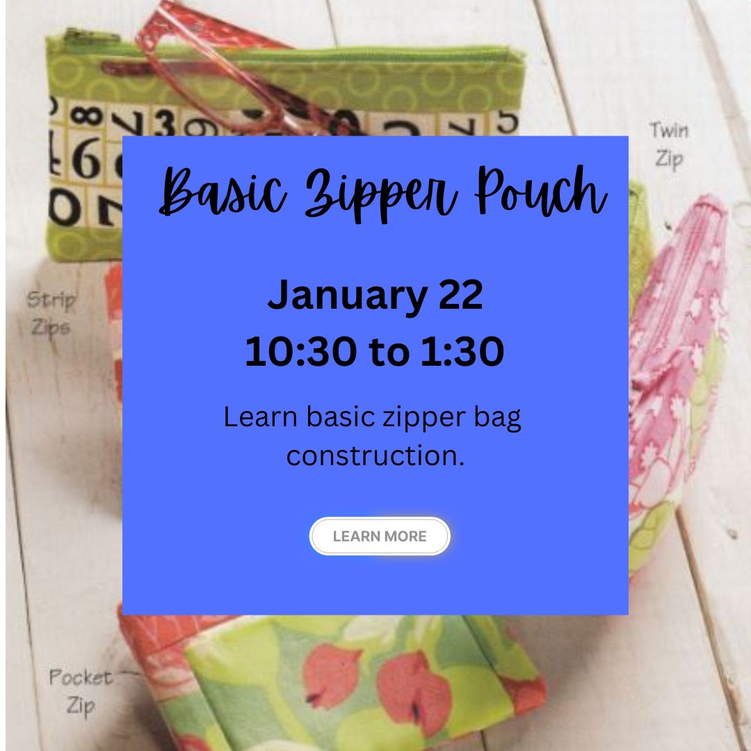 Basic Zipper Pouch AM – Fabric Garden